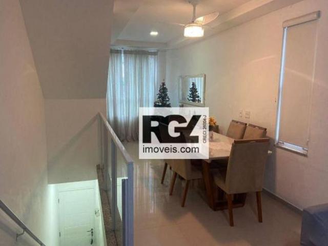 Casa com 3 dormitórios à venda, 101 m² por R$ 750.000,00 Marapé Santos/SP