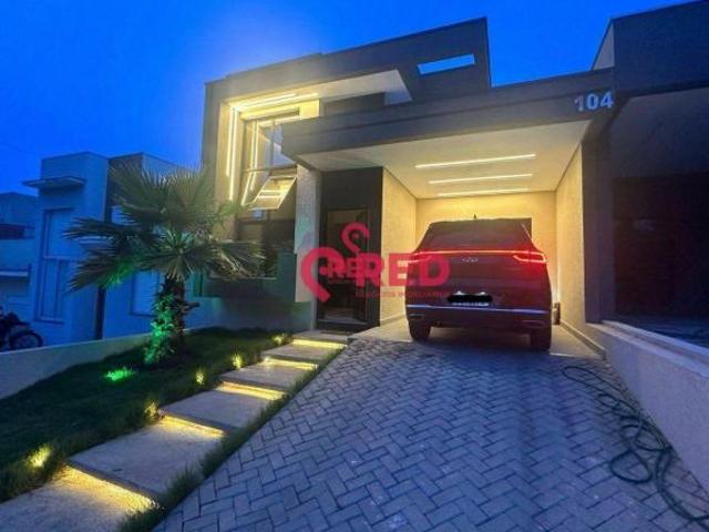 Casa com 3 dormitórios à venda, 102 m² por R$ 725.000,00 Residencial Villaggio Ipanema I Sorocab