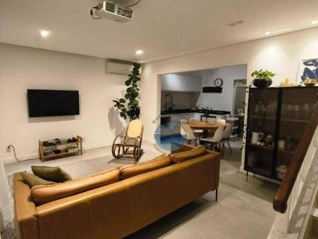 Casa com 3 dormitórios à venda, 102 m² por R$ 765.000,00 Campo Grande Santos/SP