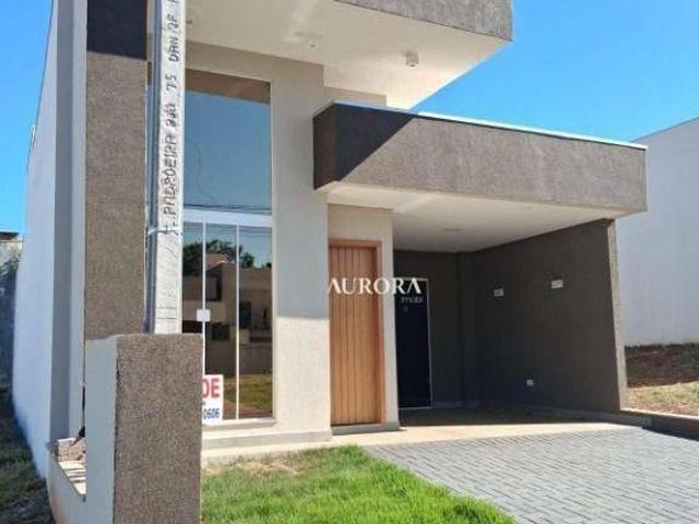 Casa com 3 dormitórios à venda, 112 m² por R$ 670.000,00 Heimtal Londrina/PR
