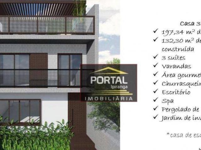Casa com 3 dormitórios à venda, 125 m² por R$ 1.290.000,00 Vila Firmiano Pinto São Paulo/SP