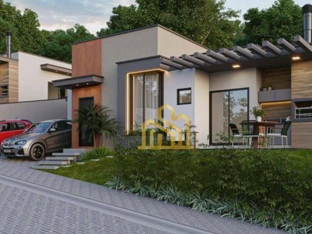 Casa com 3 dormitórios à venda, 125 m² por R$ 746.404,32 Jardim Estância Brasil Atibaia/SP