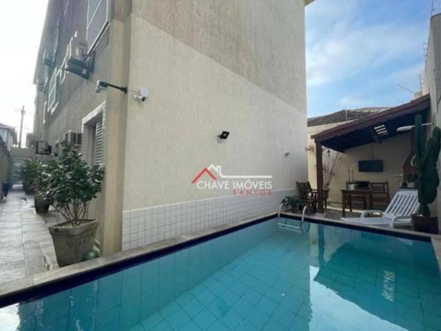 Casa com 3 dormitórios à venda, 126 m² por R$ 1.390.000,00 Embaré Santos/SP