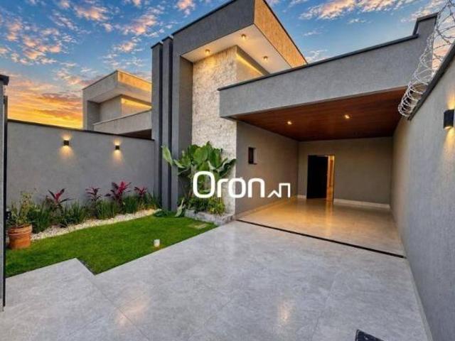 Casa com 3 dormitórios à venda, 129 m² por R$ 595.000,00 Jardim Buriti Sereno Aparecida de Goiân