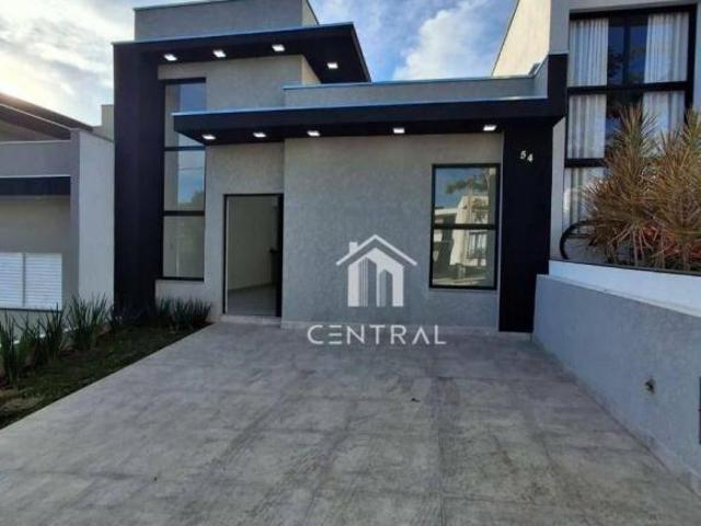 Casa com 3 dormitórios à venda, 120 m² por R$ 665.000,00 Condomínio Residencial Villaggio Ipanema