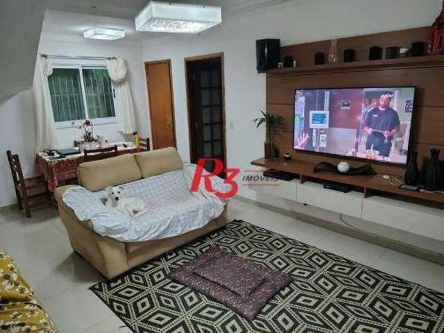 Casa com 3 dormitórios à venda, 121 m² por R$ 590.000,00 São Jorge Santos/SP
