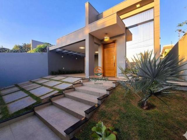Casa com 3 dormitórios à venda, 135 m² por R$ 1.190.000,00 Lundceia Lagoa Santa/MG