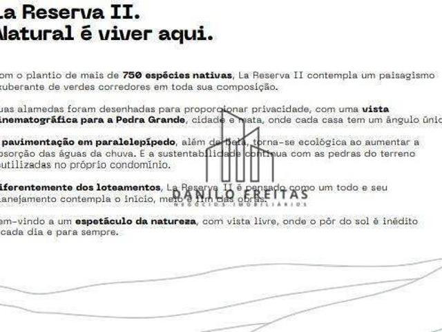 Casa com 3 dormitórios à venda, 137 m² por R$ 1.166.057,00 Condomínio La Reserva II Atibaia/SP