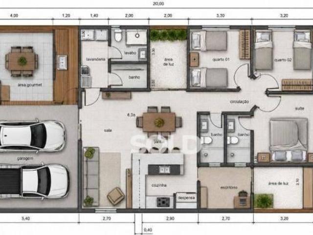 Casa com 3 dormitórios à venda, 137 m² por R$ 530.000,00 Esplanada Primo Meneghetti II Franca/SP
