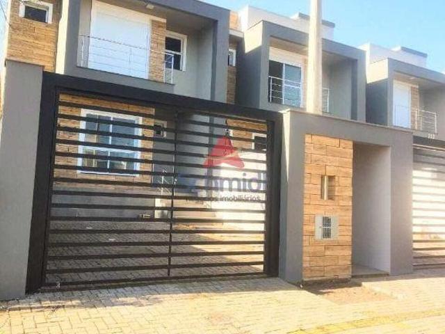 Casa com 3 dormitórios à venda, 130 m² por R$ 636.000 Campestre São Leopoldo/RS