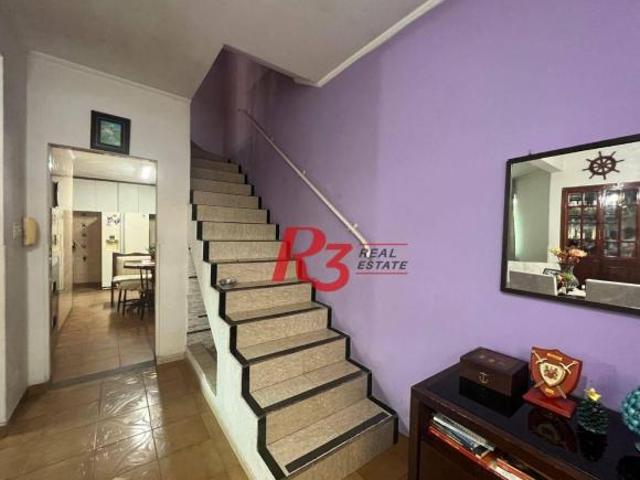 Casa com 3 dormitórios à venda, 148 m² por R$ 1.180.000,00 Embaré Santos/SP