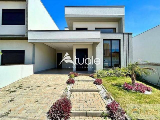 Casa com 3 dormitórios à venda, 140 m² por R$ 1.185.000,00 Residencial Jardim dos Lírios Paulíni