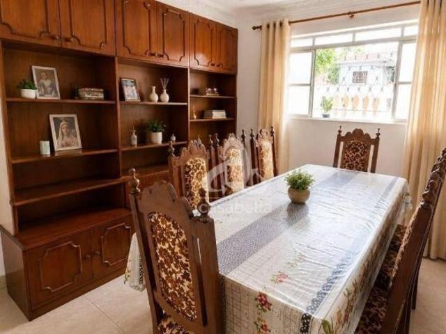 Casa com 3 dormitórios à venda, 140 m² por R$ 880.000,00 Marapé Santos/SP