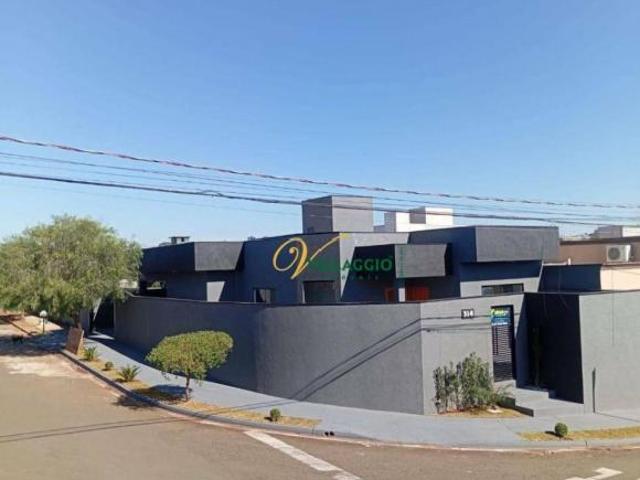 Casa com 3 dormitórios à venda, 142 m² por R$ 600.000 Residencia Santa Regina São José do Rio Pr