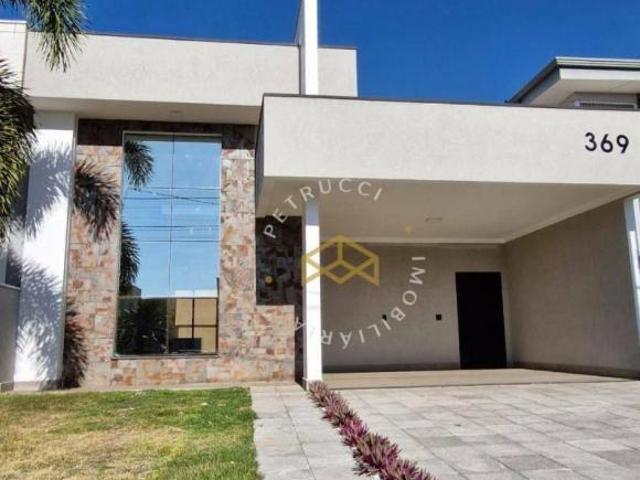 Casa com 3 dormitórios à venda, 155 m² Condomínio Campos do Conde II Paulínia/SP