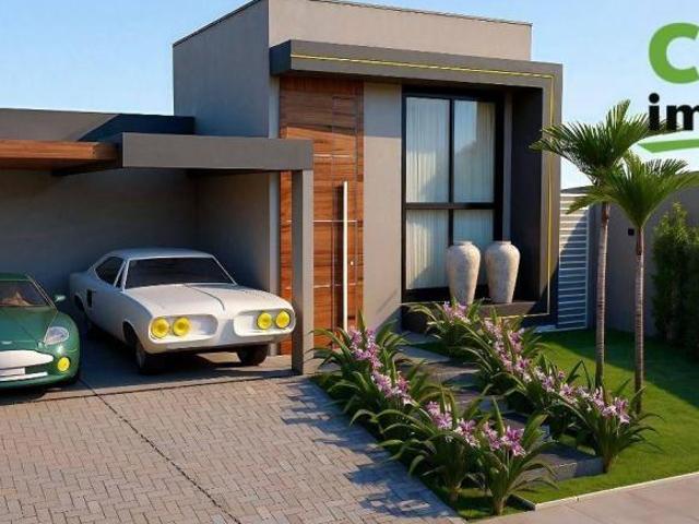 Casa com 3 dormitórios à venda, 157 m² por R$ 1.390.000,00 Condomínio Parque dos Buritis Lagoa S