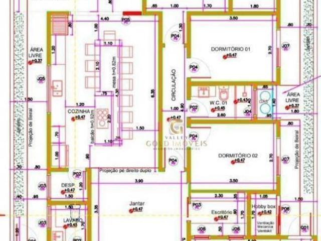Casa com 3 dormitórios à venda, 150 m² por R$ 1.166.000,00 Condomínio Terras do Vale Caçapava/SP