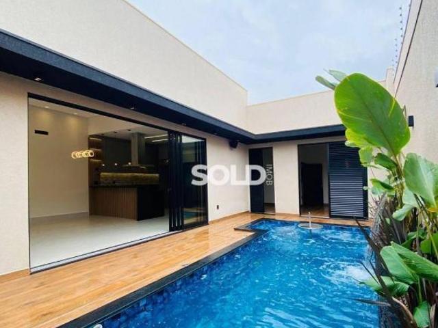 Casa com 3 dormitórios à venda, 175 m² por R$ 1.250.000,01 Residencial Tellini Franca/SP