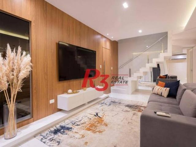 Casa com 3 dormitórios à venda, 175 m² por R$ 2.500.000,00 Embaré Santos/SP