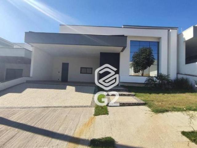 Casa com 3 dormitórios à venda, 178 m² por R$ 1.620.000,00 Condomínio Residencial Milano Indaiat