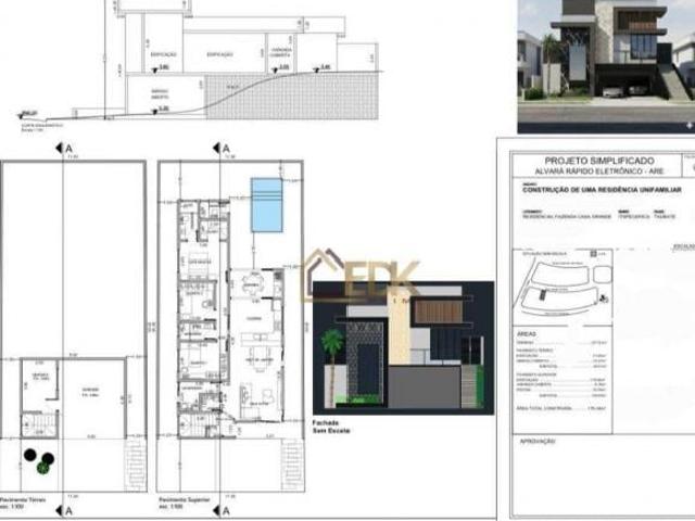 Casa com 3 dormitórios à venda, 179 m² por R$ 1.700.000 Condomínio Cyrela Landscape Taubaté Taub