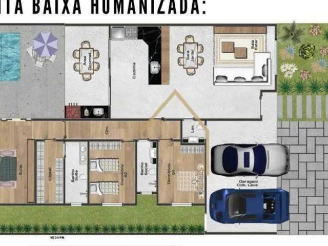 Casa com 3 dormitórios à venda, 187 m² por R$ 1.290.000,00 Condomínio Residencial Jardim Recanto d