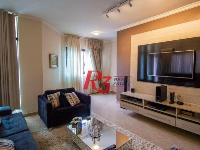 Casa com 3 dormitórios à venda, 189 m² por R$ 1.350.000,00 Embaré Santos/SP