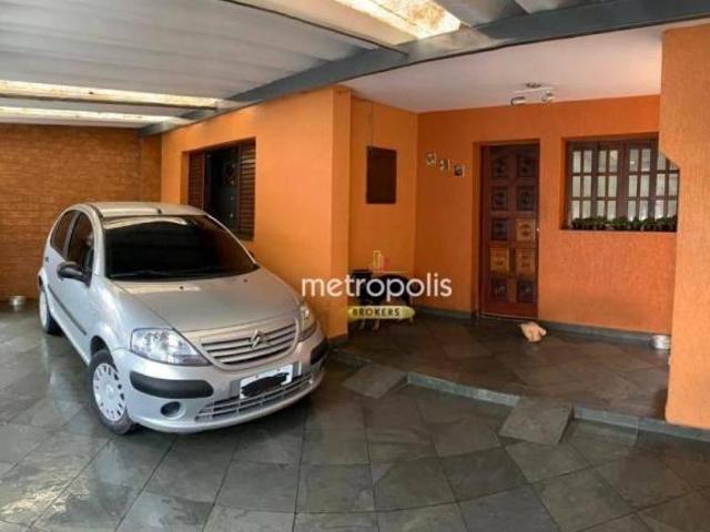 Casa com 3 dormitórios à venda, 180 m² por R$ 725.000,00 Vila Camilópolis Santo André/SP