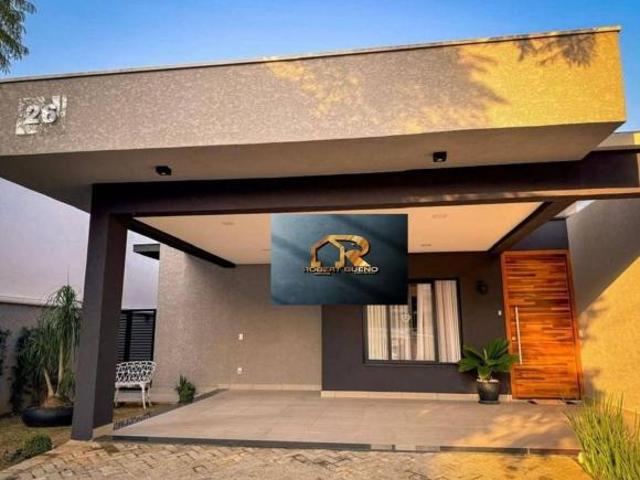 Casa com 3 dormitórios à venda, 195 m² por R$ 1.350.000 Condomínio Residencial Euroville II Brag