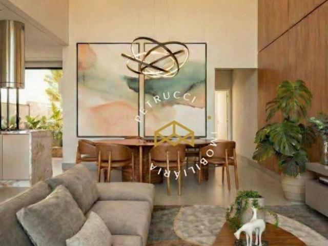 CASA COM 3 DORMITÓRIOS À VENDA, 205 M²NO LOTEAMENTO PARK GRAN RESERVE INDAIATUBA/SP