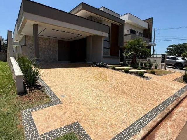 CASA COM 3 DORMITÓRIOS À VENDA, 205 M² NO RESIDENCIAL TERRAS DO CANCIONEIRO PAULÍNIA/SP