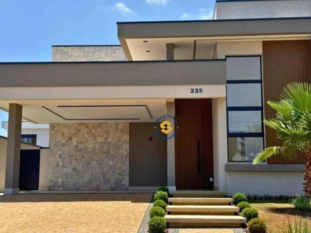 Casa com 3 dormitórios à venda, 205 m² por R$ 2.300.000,00 Condomínio Residencial Terras do Cancio