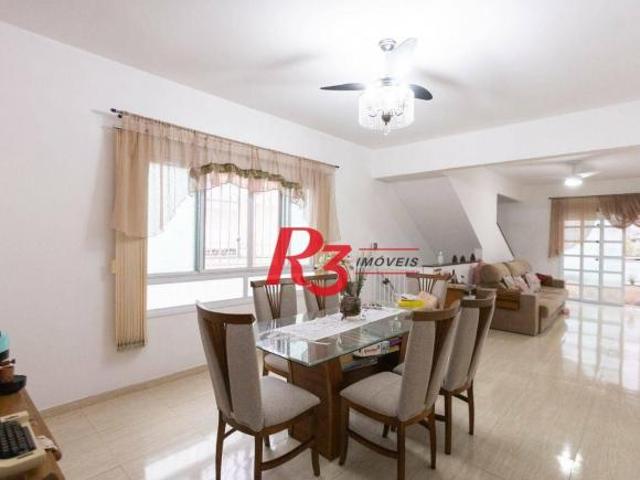 Casa com 3 dormitórios à venda, 200 m² por R$ 1.850.000,00 Campo Grande Santos/SP