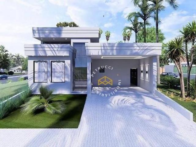 Casa com 3 dormitórios à venda, 202 m² por R$ 1.970.000,00 Santorini Residencial Club Paulínia/S