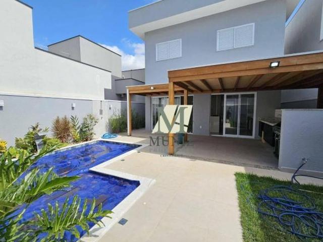 Casa com 3 dormitórios à venda, 203 m² por R$ 1.755.000 Residencial Club Portinari Paulínia/SP