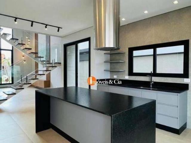 Casa com 3 dormitórios à venda, 226 m² por R$ 2.370.000 Vila Santista Atibaia/SPno Condomínio Vi
