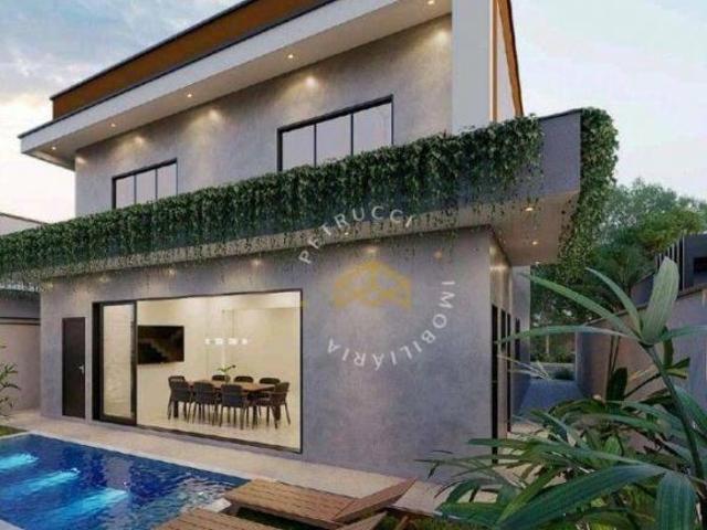 Casa com 3 dormitórios à venda, 230 m² Condomínio Portal do Jequitibá Valinhos/SP