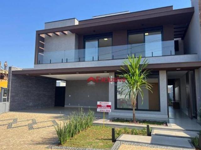 Casa com 3 dormitórios à venda, 263 m² por R$ 2.900.000,00 Santorini Residencial Club Paulínia/S
