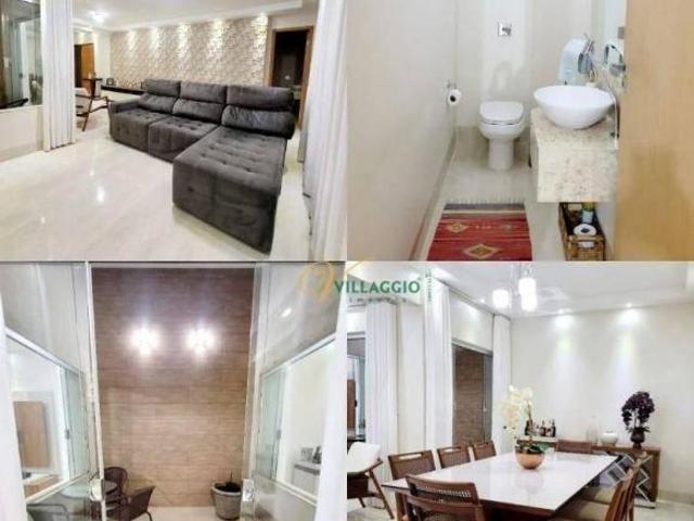 Casa com 3 dormitórios à venda, 250 m² por R$ 745.000 Residencial Cidade Jardim São José do Rio