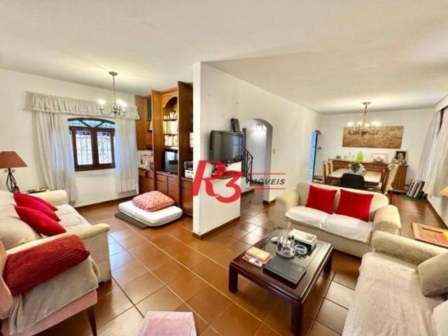Casa com 3 dormitórios à venda, 320 m² por R$ 4.000.000,00 Embaré Santos/SP