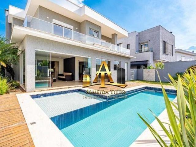 Casa com 3 dormitórios à venda, 370 m² por R$ 3.950.000 Residencial Burle Marx Santana de Parnaí