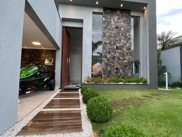 Casa com 3 dormitórios à venda, 384 m² por R$ 2.900.000,00 Condomínio Reserva Ibirapitanga Santa