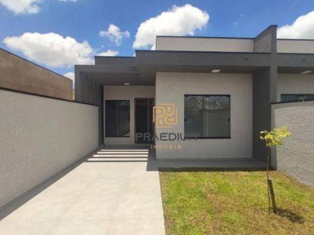 Casa com 3 dormitórios à venda, 59 m² por R$ 345.000,00 Rua Naçoes Fazenda Rio Grande/PR