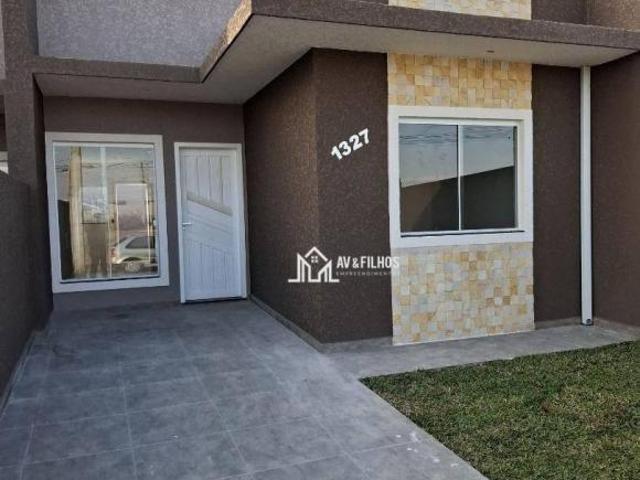 Casa com 3 dormitórios à venda, 60 m² por R$ 380.000 Gralha Azul Fazenda Rio Grande/PR