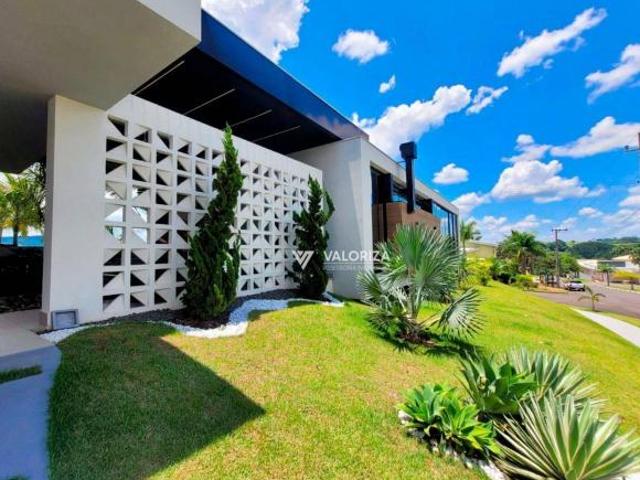 Casa com 3 dormitórios à venda, 618 m² por R$ 4.200.000,00 Condomínio Saint Charbel Araçoiaba da