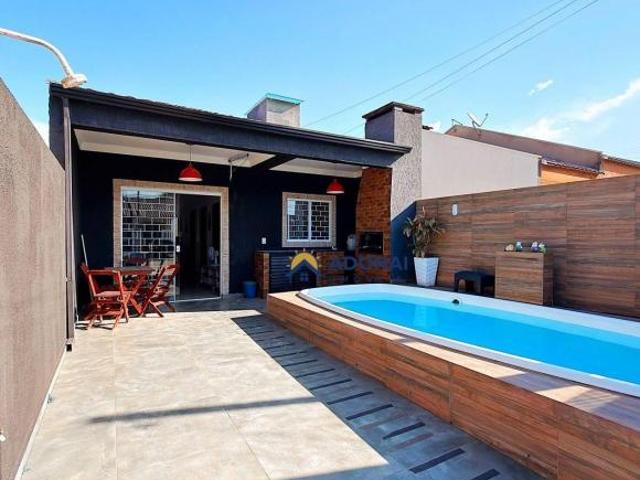 Casa com Piscina, 3 dormitórios à venda, 76 m² por R$ 498.000 Eliana Guaratuba/PR
