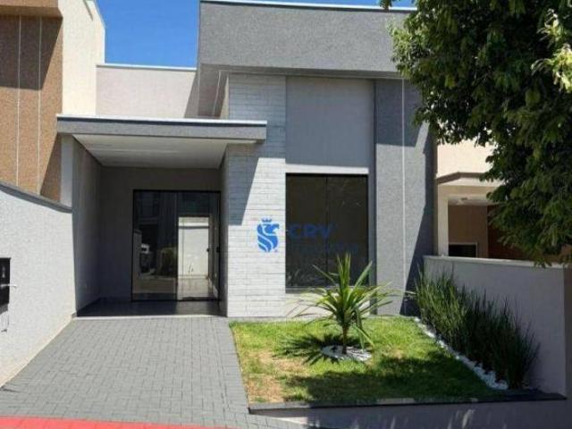 Casa com 3 dormitórios à venda, 89 m² por R$ 615.000,00 Jardim Ecoville I Cambé/PR