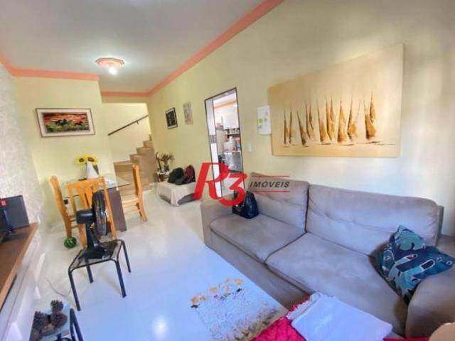 Casa com 3 dormitórios à venda, 90 m² por R$ 320.000,00 Vila São Jorge Santos/SP