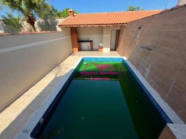 Casa com 3 dormitórios à venda, 95 m² por R$ 449.000,00 Oceanópolis Mongaguá