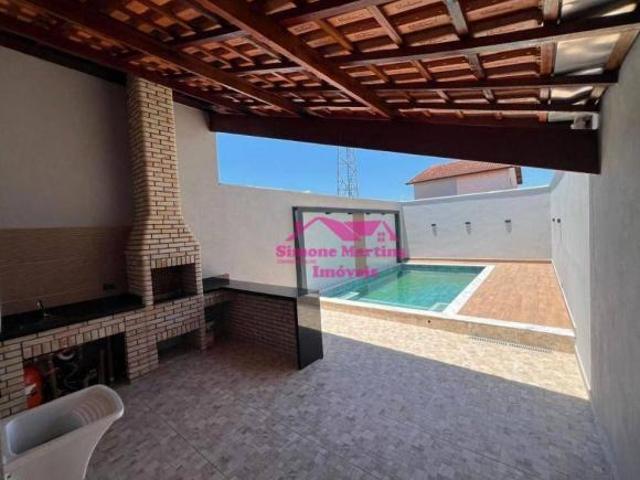 Casa com 3 dormitórios à venda, 95 m² por R$ 535.000,00 Balneário Flórida Mirim Mongaguá/SP